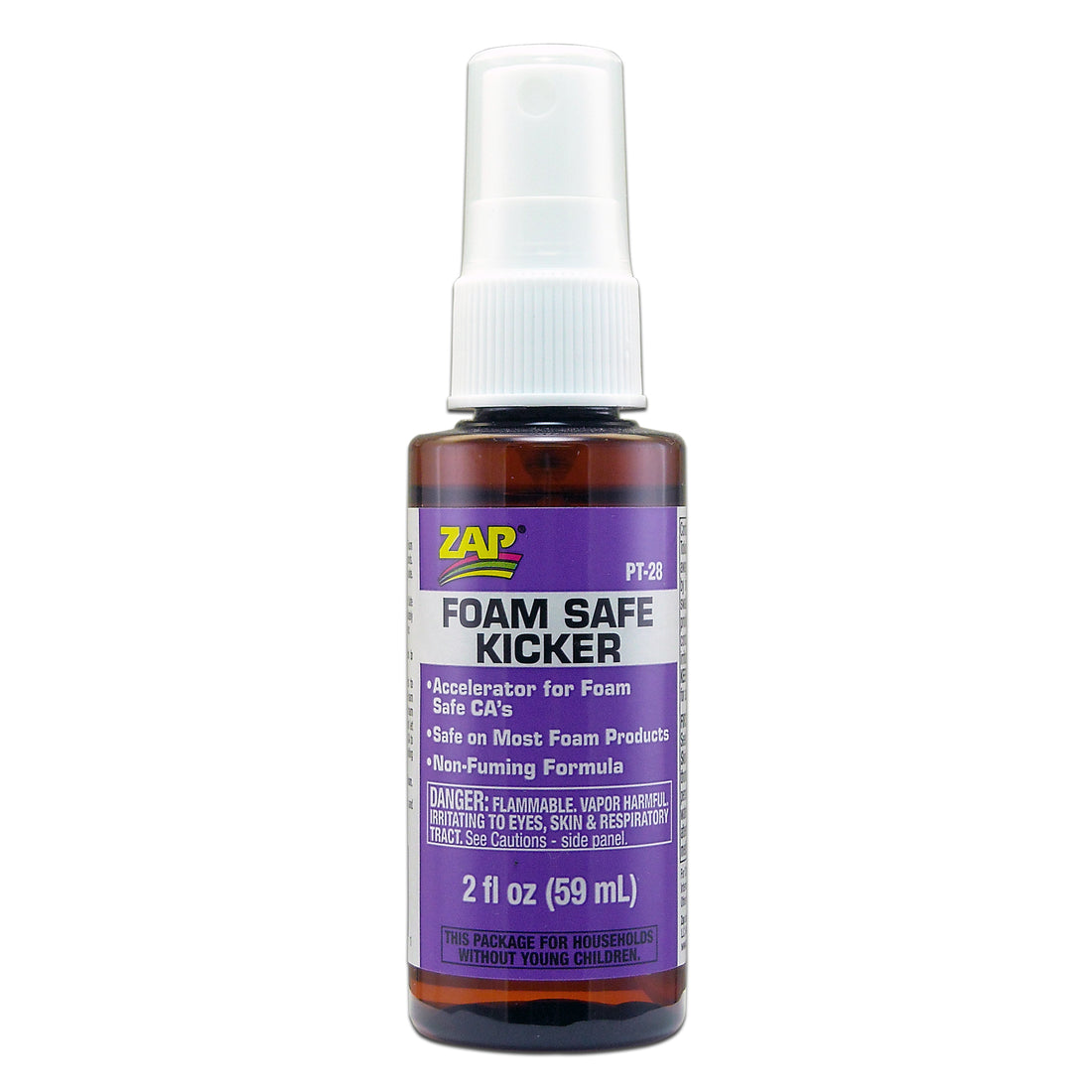 Foam Safe Kicker (Purple) (PT-28) – Zap Glue